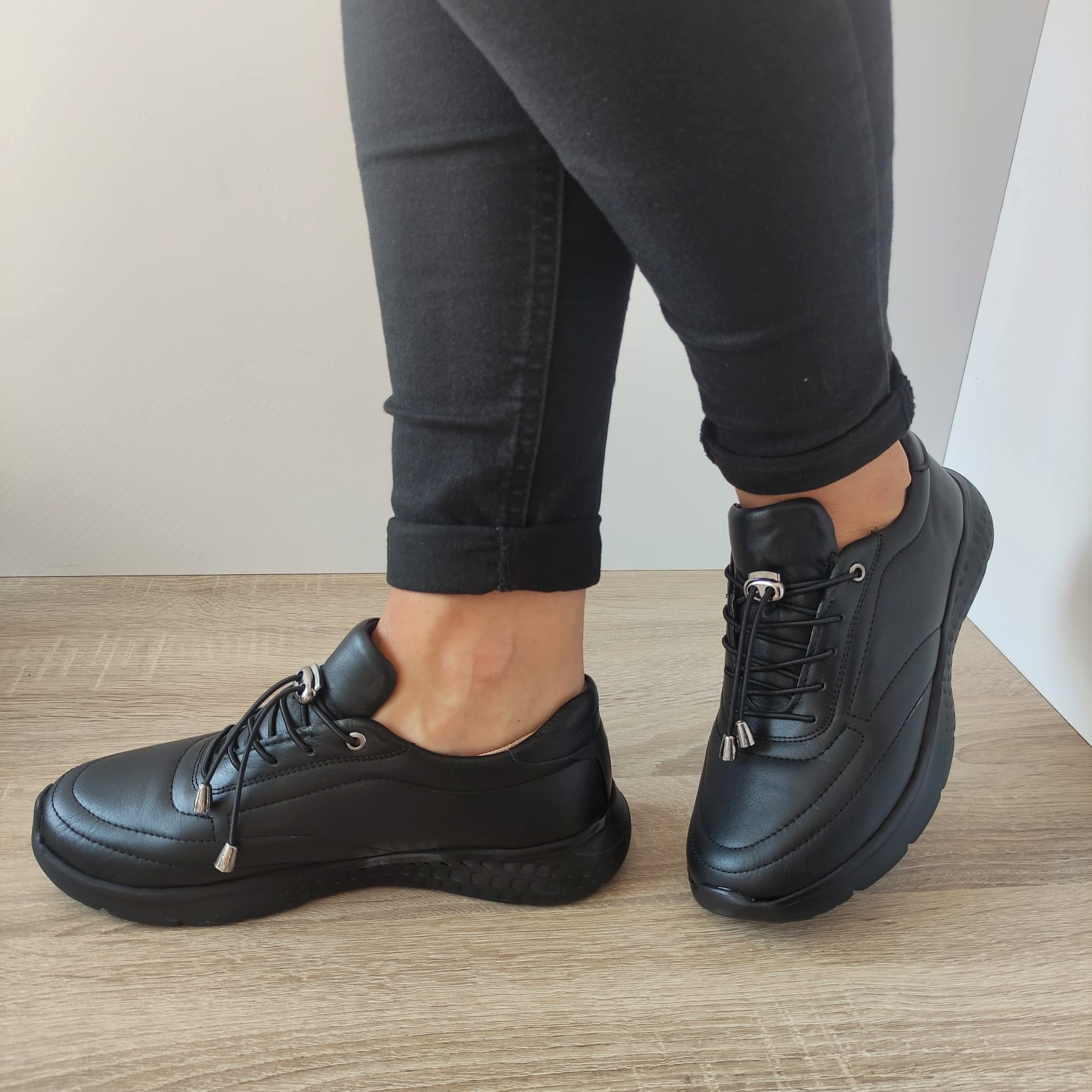 PANTOFI CASUAL DAMA BIO FLEX 14-110 NEGRI – TotalPantofi.ro