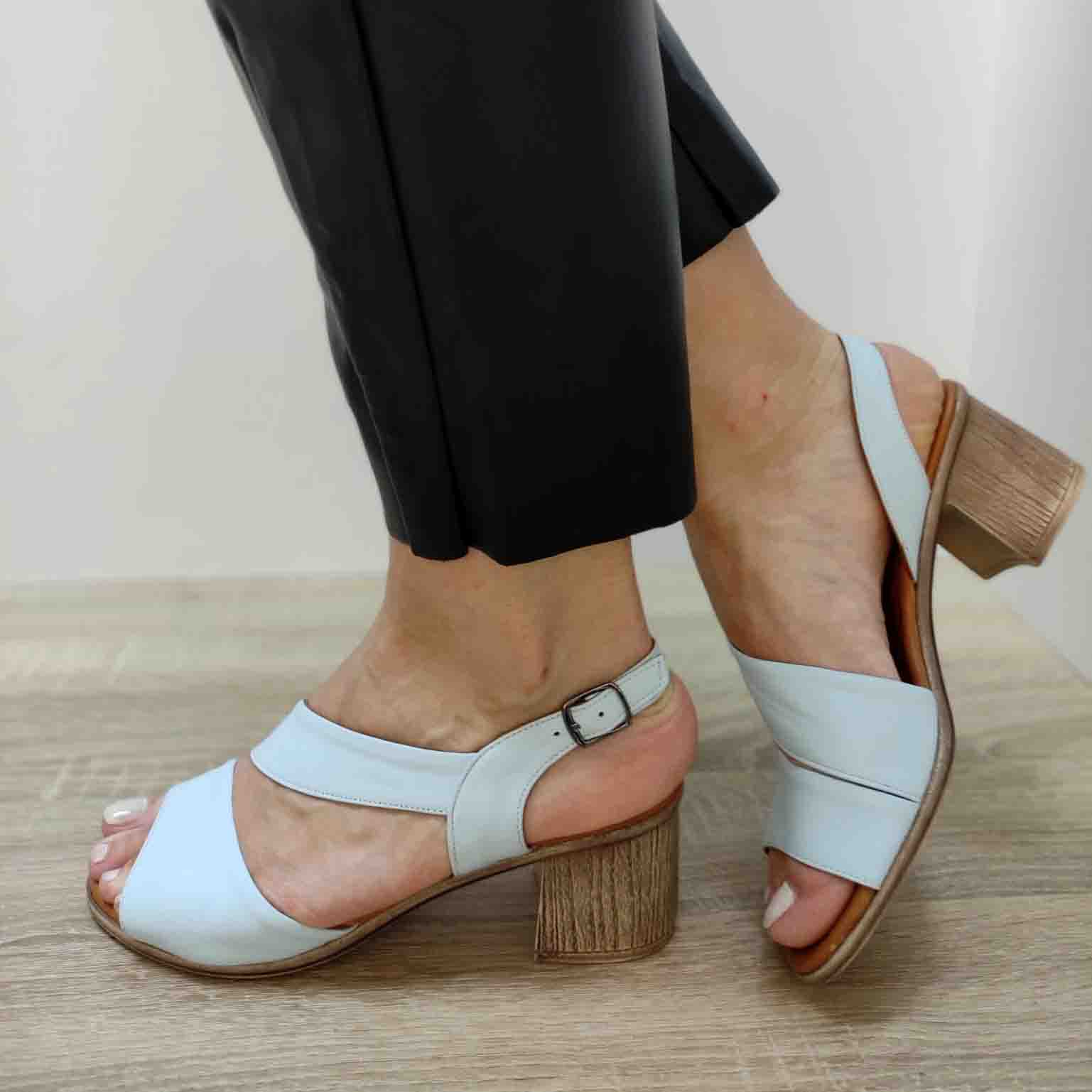 SANDALE ELEGANTE DAMA BIO FLEX Z-55 BLEU – TotalPantofi.ro